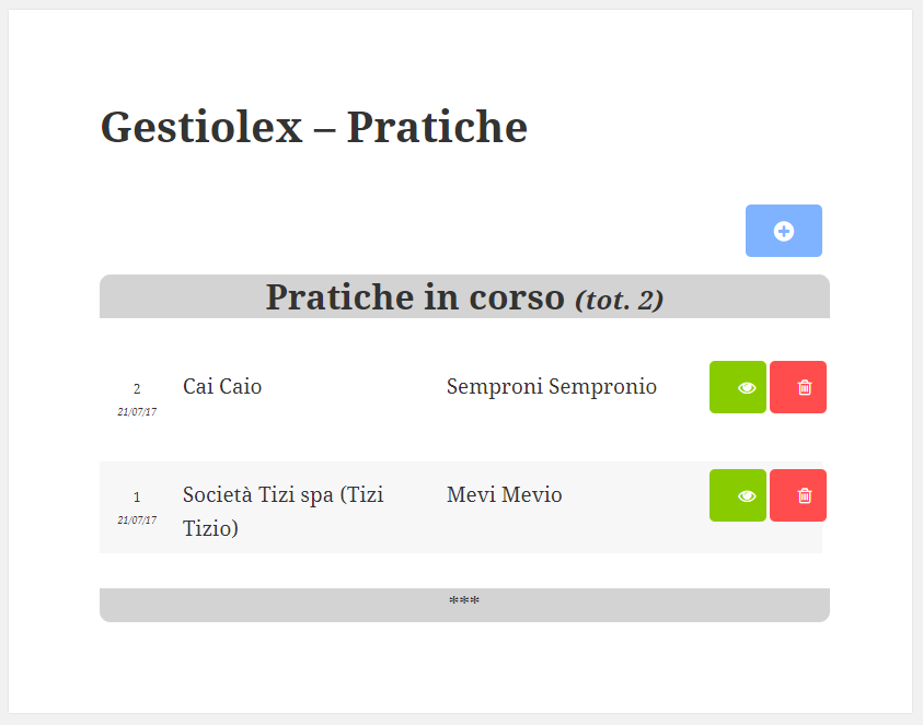 Gestiolex - pratiche_incorso