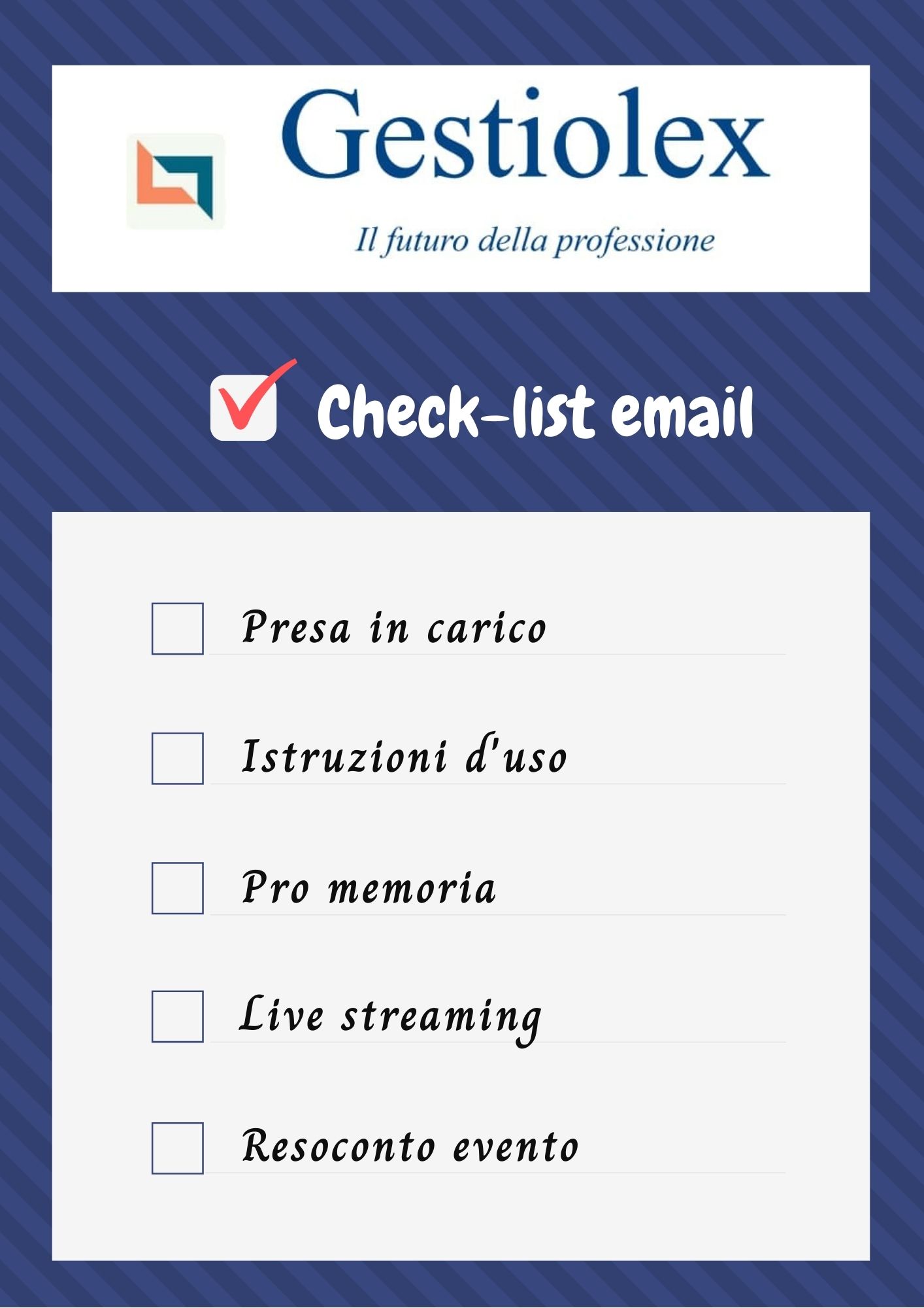 Gestiolex Gestiolex Checklist